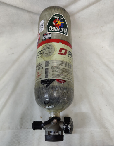 SCOTT Safety Breathing Air Tank 4500psi 45 min Date 2/14 | eBay