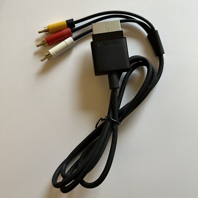 Genuine Official OEM Microsoft XBOX 360 Composite AV Cable X821376-002 ...