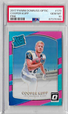 2017 Panini Donruss - Rated Rookie #329 Cooper Kupp (RC) PSA 10 LA Rams ...