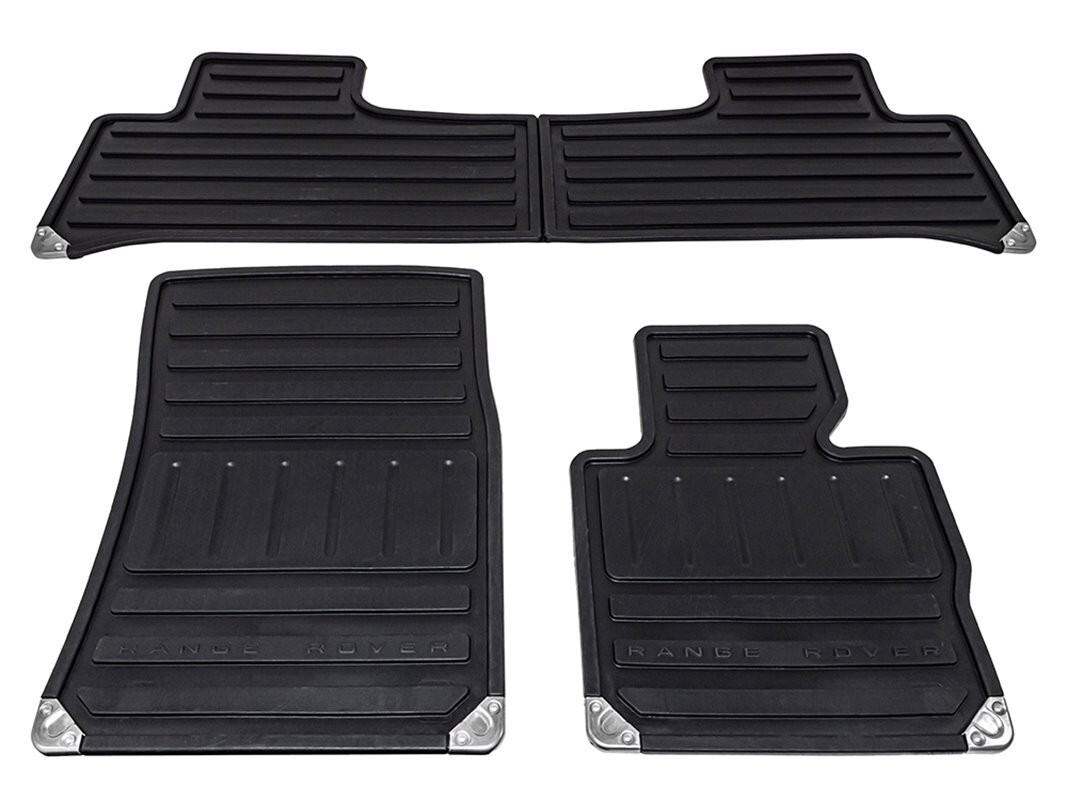 Land Rover Range Rover L322 Rubber Floor Mats VPLMS0681 Genuine New | eBay