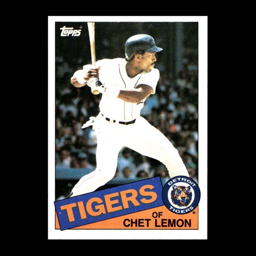 Chet Lemon 1985 Topps Detroit Tigers #20 R321G 8 | eBay