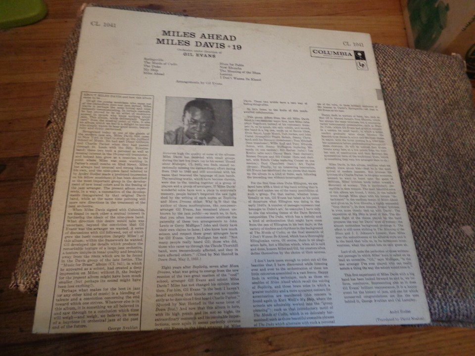 Miles Davis + 19,Miles Ahead,Columbia 6 Eye Label,Mono LP | eBay