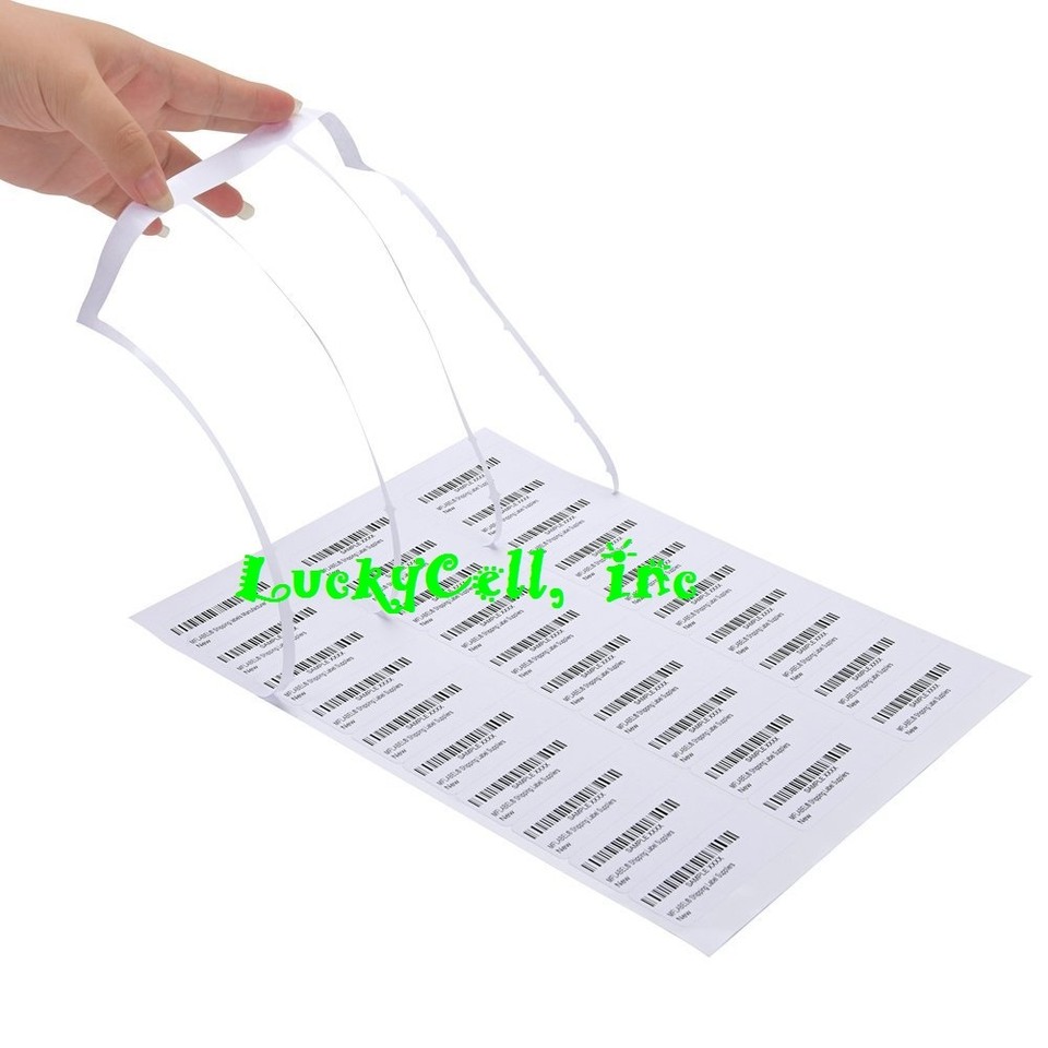 3000 Laser/Ink Jet Self Adhesive Labels 30up / 30 Labels Per Sheet ...