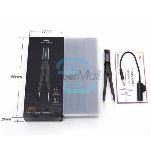 DT71 MINI Digital Tweezers LCR Meter Signal Generator Debugging Repair ...