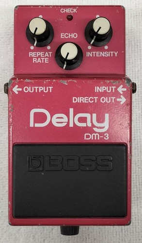 Boss DM-3 Delay Green Label Late 80's Made in Japan | eBay
