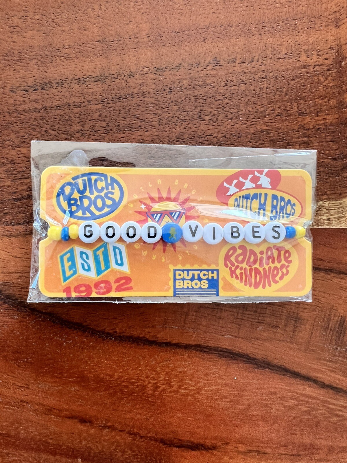 Dutch Bros Coffee Good Vibes Friendship Bracelet NIP READY TO SHIP | eBay