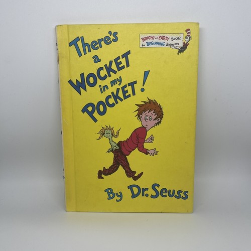 Dr. Seuss There's a Wocket In My Pocket Hardcover Book 1974 Book Club ...