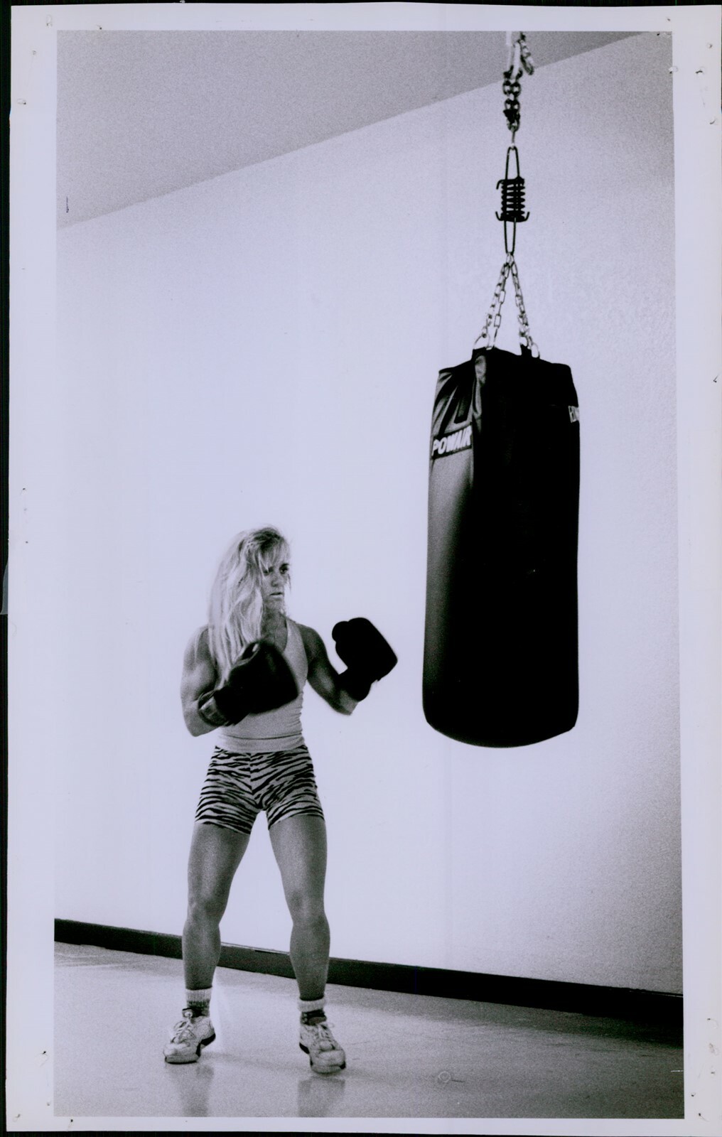 LG821 1991 Original Jimi Lott Photo JEANNE HEIDLOFF Tough Boxing ...