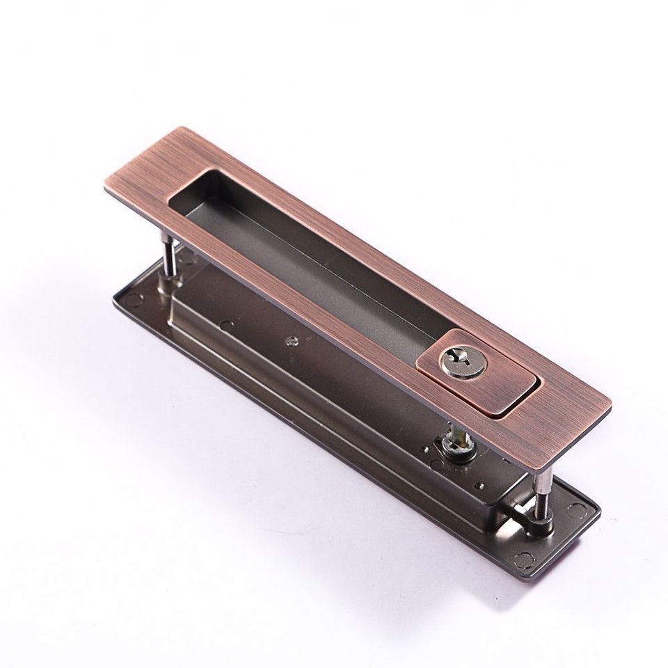 Invisible Durable Door Locks Handle with Keys for Wood Sliding Barn ...