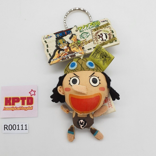 Usopp R111 One Piece Doskoipanda Banpresto 2003 Keychain Plush 3" Doll ...