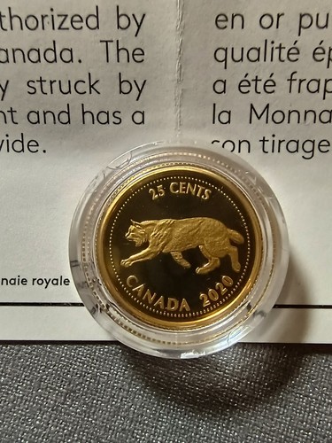 2020 Canada 1/10 Oz .9999 Pure Gold Coin Alex Colville 1967 25 Cent ...