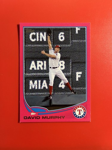 2013 Topps #558 David Murphy Texas Rangers Pink Parallel SP /50 | eBay