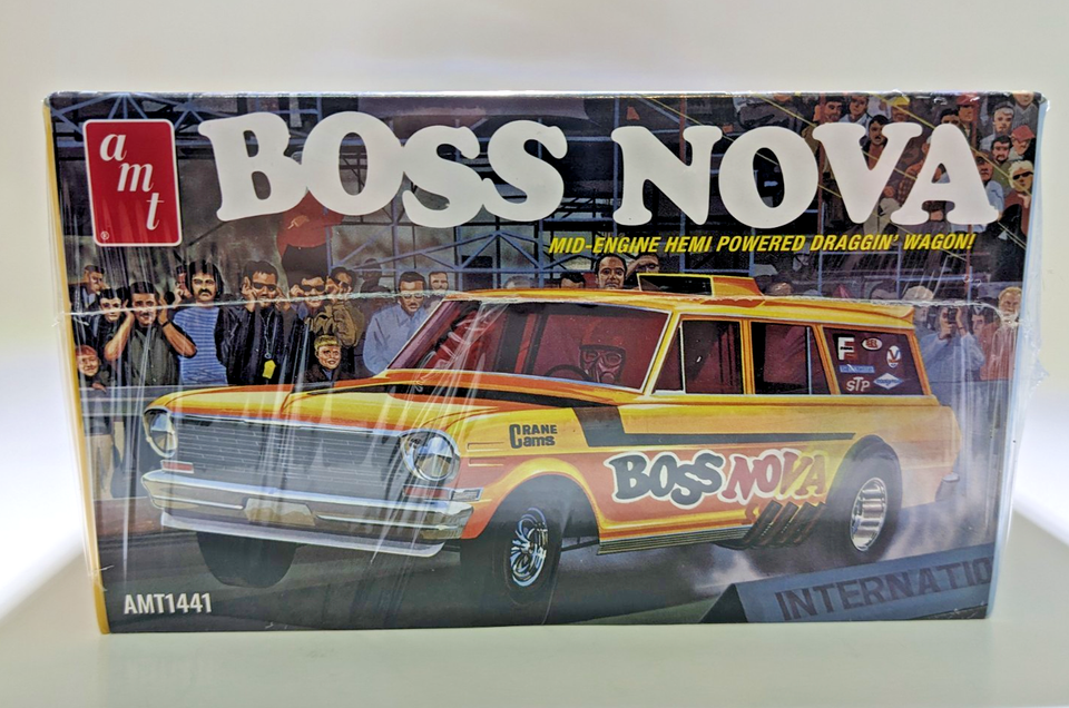 AMT 1/25 Scale Boss Nova Funny Car Plastic Model Kit AMT1441 New Sealed ...
