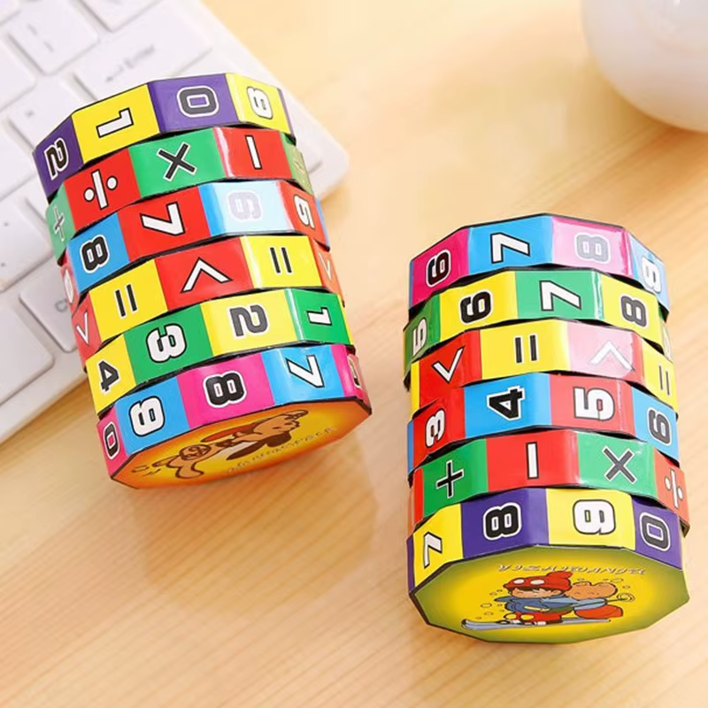 Montessori Magic Cylinder Mathematics Numbers Cube Arithmetic Toy Kids ...