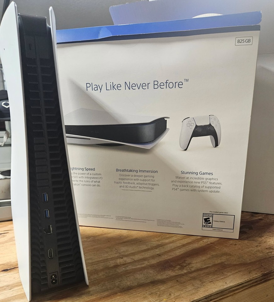 Sony PS5 Disc White Gaming System CFI-1215A (Console Only) - For Parts ...