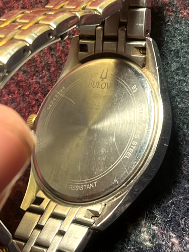 Bulova Men's Two Tone Stainless Silver Dial Quartz Watch 98B134 ...