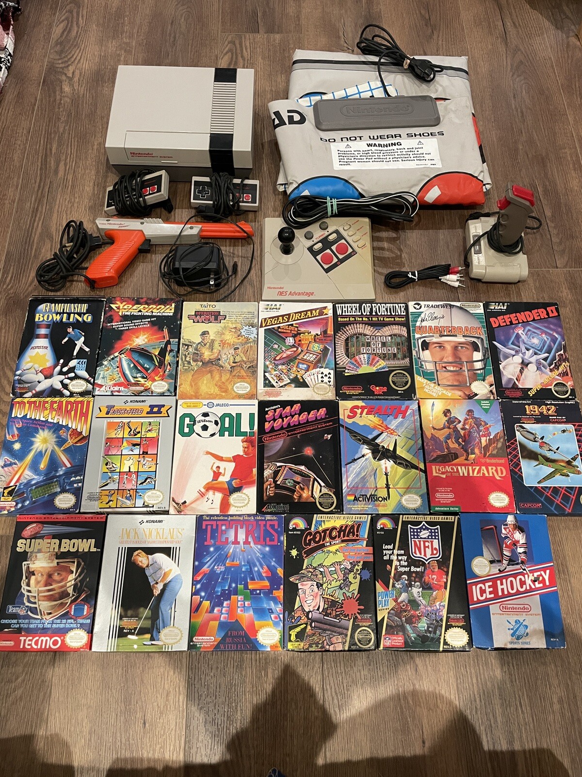 Lot of NES Nintendo Original Console All Boxed Games Controller bundle ...