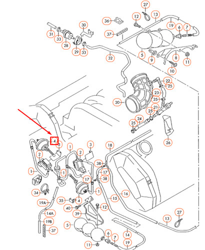 NEW AUDI A6 C5 INTAKE MANIFOLD ACTUATOR REPAIR KIT 077198327A OEM | eBay