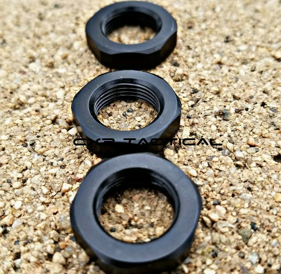 Jam Nut Washer For 9mm Muzzle Brake 3 PACK Washers 1/2-36 TPI 1/2x36 ...
