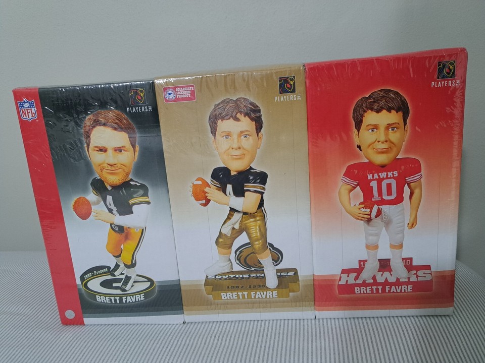 Brett Favre Bobblehead Set High School College Pro Packers | eBay