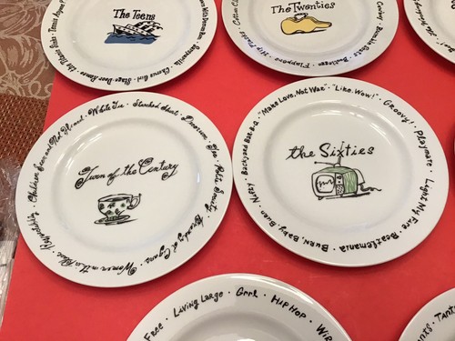 Pottery Barn MILLENIUM DECADE Salad Dessert Luncheon Plates Set of 10 ...
