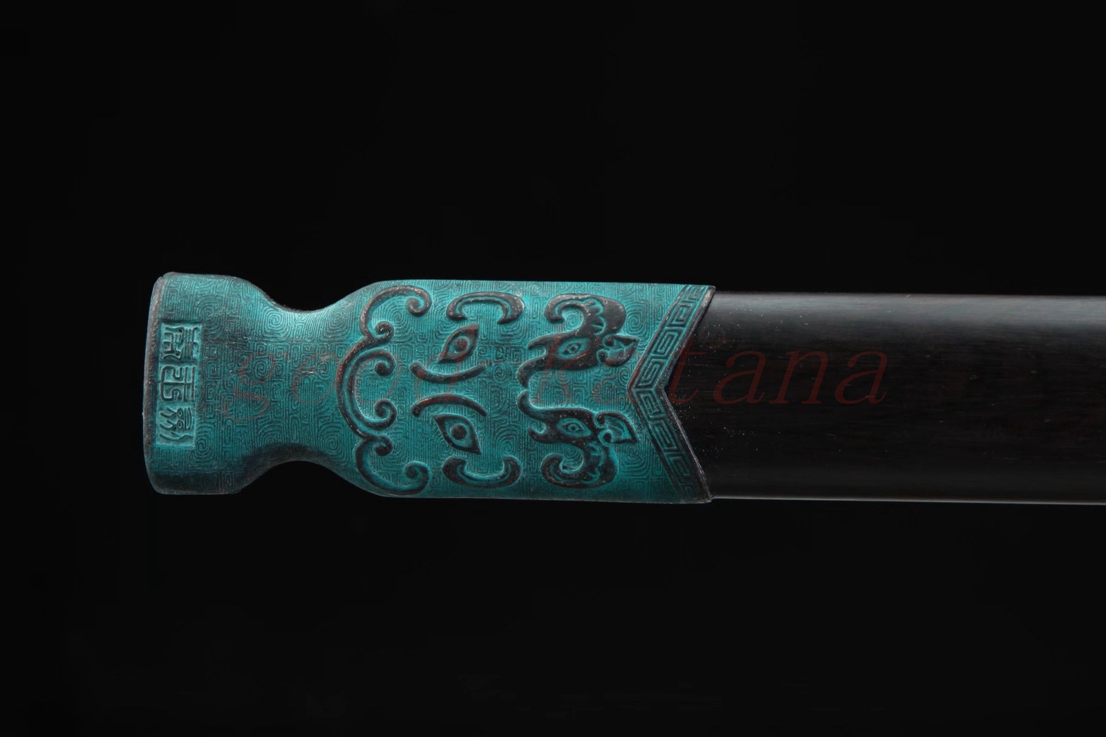 110cm Hand Forge Chinese Sword "King Qin Jian" Folded Steel Blade Sharp ...