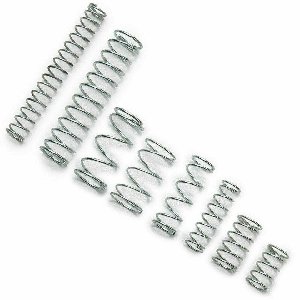 200 Set Assorted Coil Spring Small Metal Steel Expansion Compressed ...