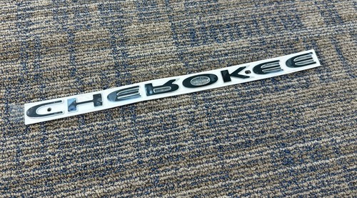 19-20 JEEP CHEROKEE CHROME CHEROKEE EMBLEM NAMEPLATE BADGE OEM MOPAR ...