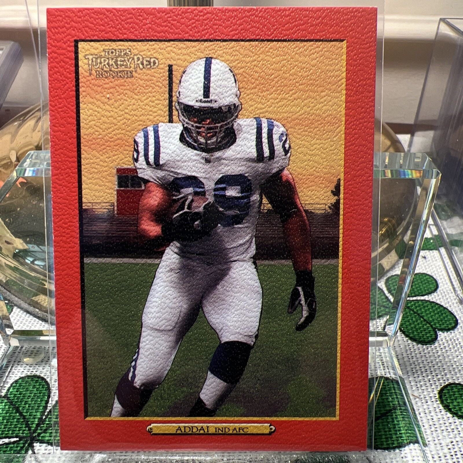 2006 Topps Turkey Red Red Indianapolis Colts Football Card #181 Joseph ...