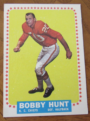 1964 Topps Football - # 101 Bobby Hunt, DHB, Kansas City Chiefs | eBay