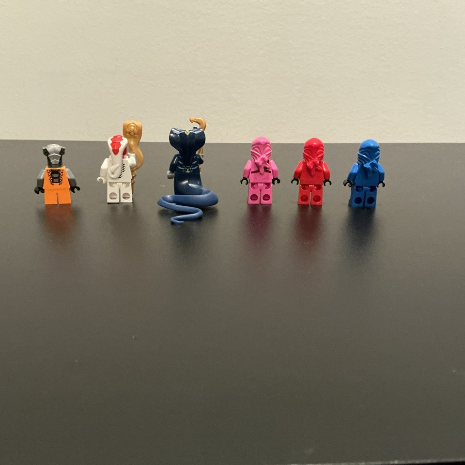 LEGO Ninjago Rise Of The Snakes Skales Pink Zane Kai Jay 2x Snake ...