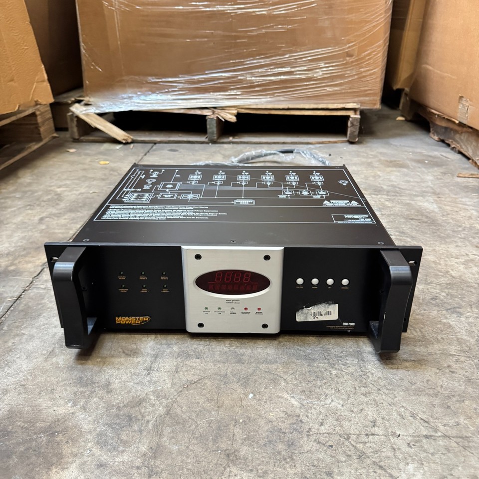 🚀 Monster Power PRO 7000 Power Conditioner Surge Protector 5-Stage ...