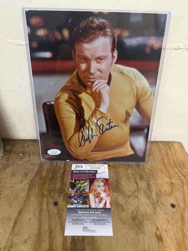 Star Trek William Shatner Autographed 8x10 Color Photo Signed JSA ...