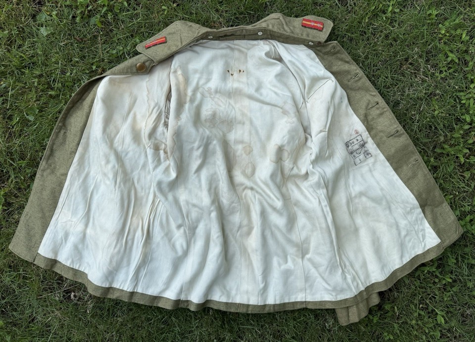 WW2 IJA Japanese Tunic Jacket, Sergeant Rank, 2 Ribbon Bars Uniform | eBay