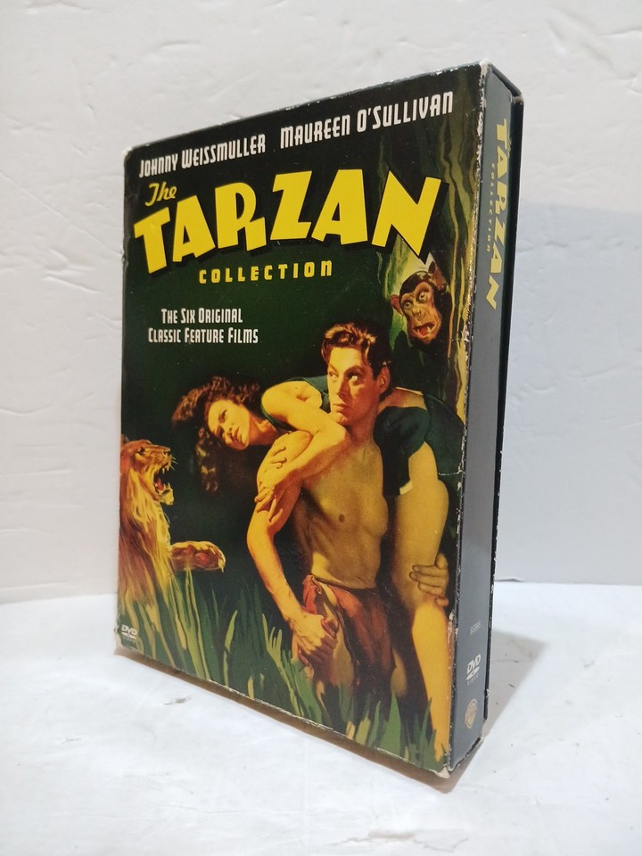 The Tarzan Collection Starring Johnny Weissmuller (DVD, 2004, 4-Disc ...