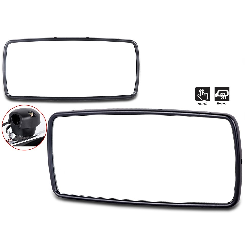 For Freightliner M2 Columbia Side View Main Manual Heated Mirrors ...
