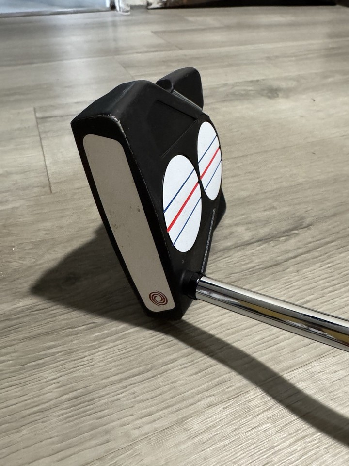 Odyssey 2-Ball Ten Triple Track Putter Black White Red Mallet 1-Club 34 ...