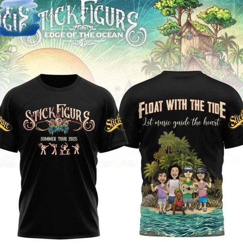 SALE 30% - Stick Figure Band Summer Tour 2025 3D AOP T Shirt All Size ...