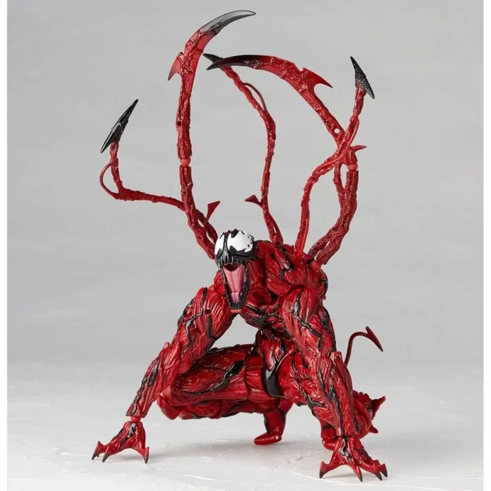 Carnage Action Figure Joint Movable Change Face Statue Model kids for ...