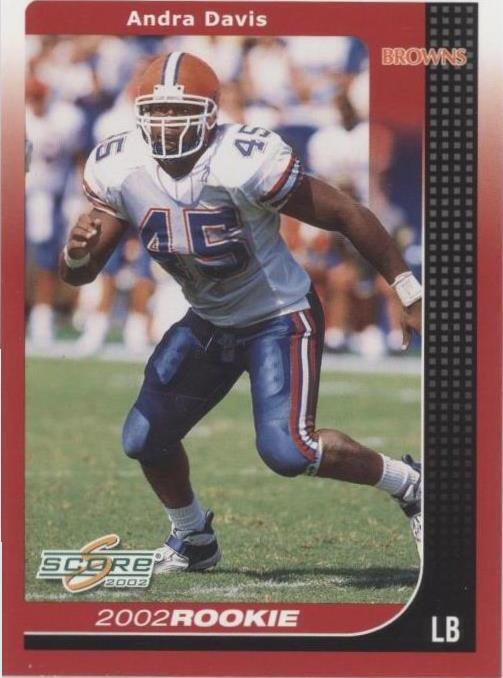 2002 Score - 2002 Rookie Andra Davis #314 (RC) for sale online | eBay