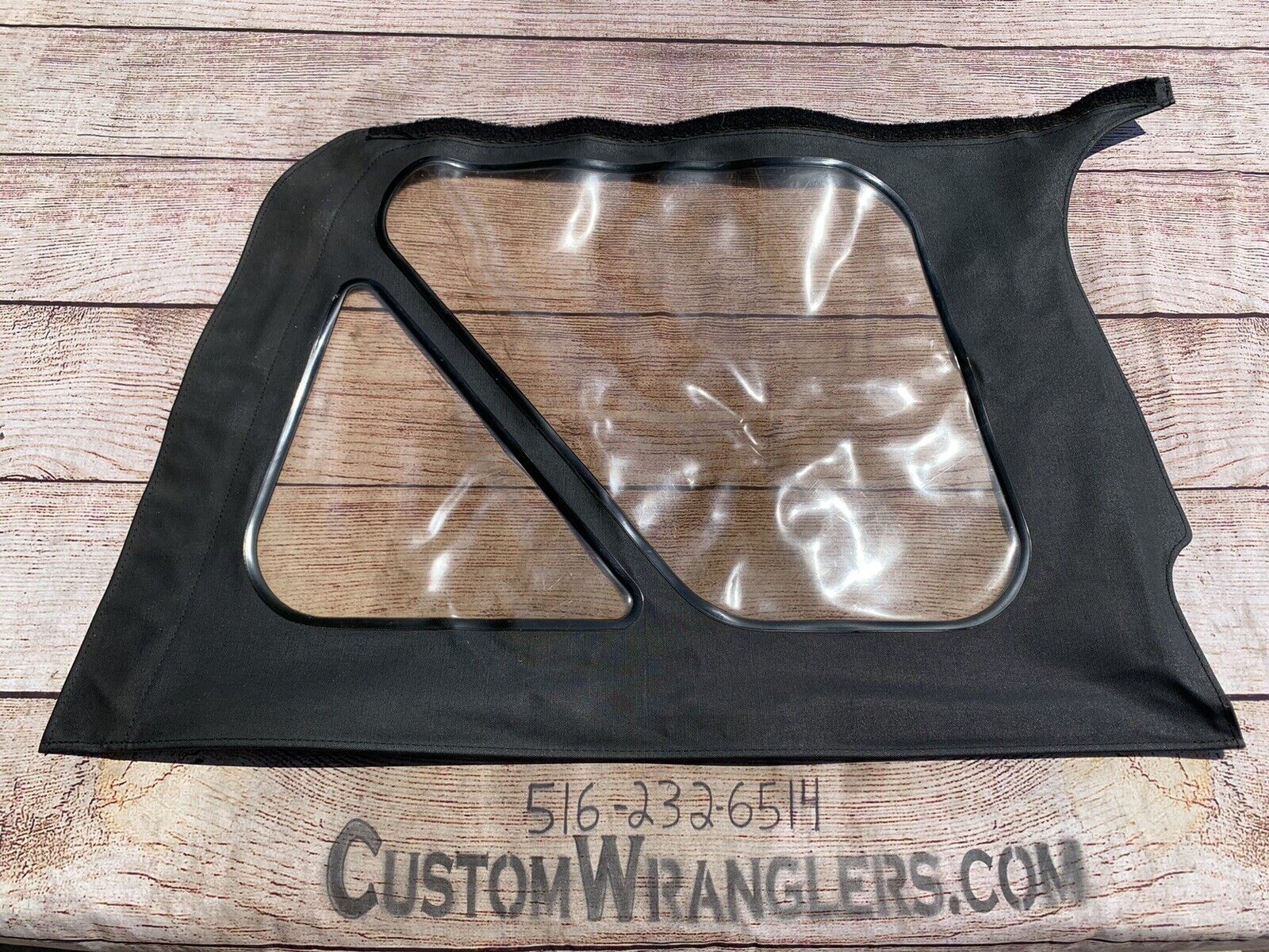Black 1997-2006 JEEP WRANGLER TJ OEM SOFT TOP WINDOW Right Passenger ...