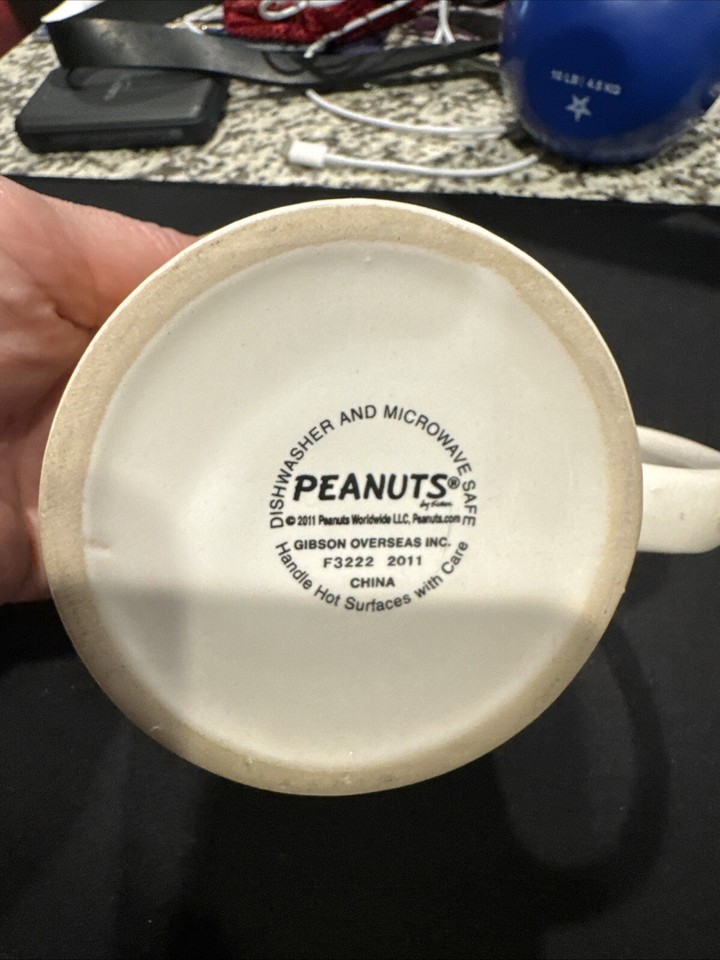 Gibson Peanuts Comic Strip Charlie Brown "Dog Eat My Homework " Coffee ...