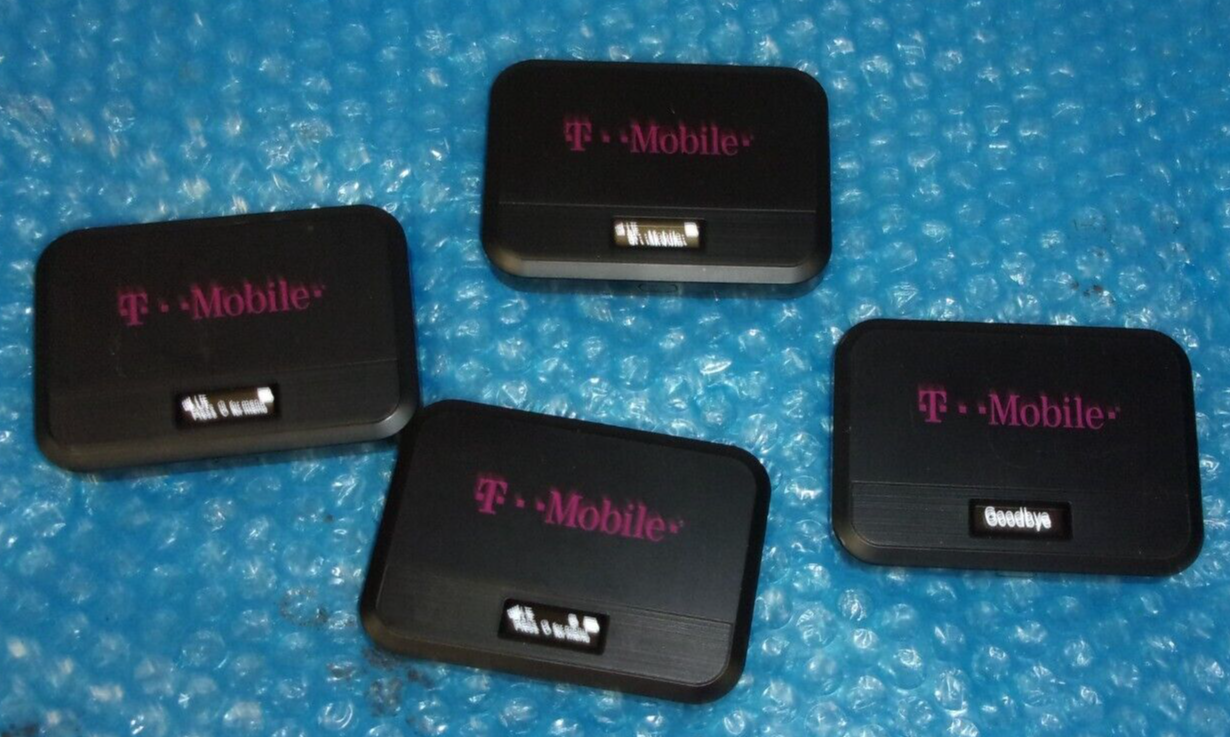 Lot Of 4 T-Mobile Franklin T9 Wireless WiFi 4G LTE Mobile Hotspot | eBay