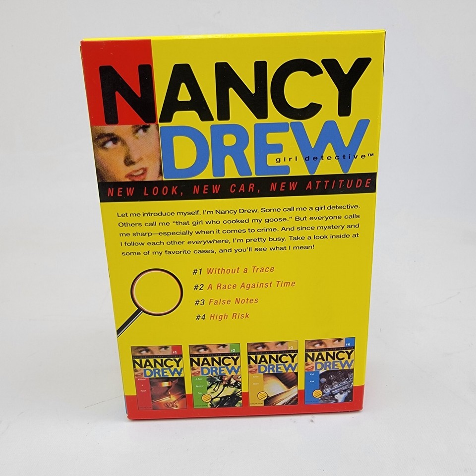 Nancy Drew Girl Detective Sleuth Box Set 4 Carolyn Keene Without a ...