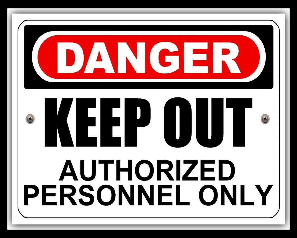 Danger Keep Out Coloring Page