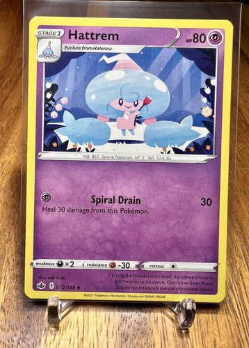 Hattrem 072/198 Non Holo Uncommon Chilling Reign Pokemon Card NM | eBay