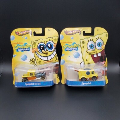 Hot Wheels 2013 Spongebob Hot Rod 1:674 Diecast MIP JR859 Lot Of 2 | eBay
