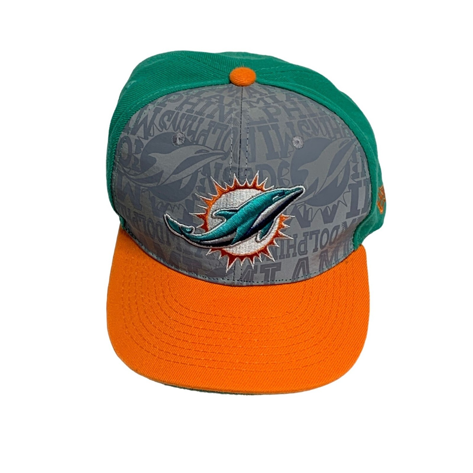 Miami Dolphins New Era NFL Vintage Collection Splash Logo Snapback Hat ...