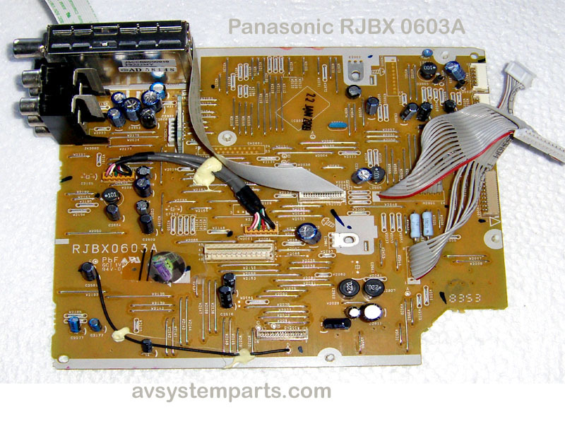 Audio Video PCB Board RJBX0603A Panasonic SA-PT670,SA-PT770 | eBay