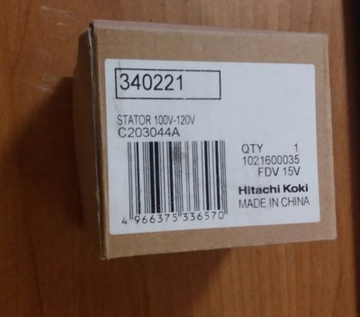 HITACHI 340-221 STATOR 120V FOR HAMMER DRILL | eBay